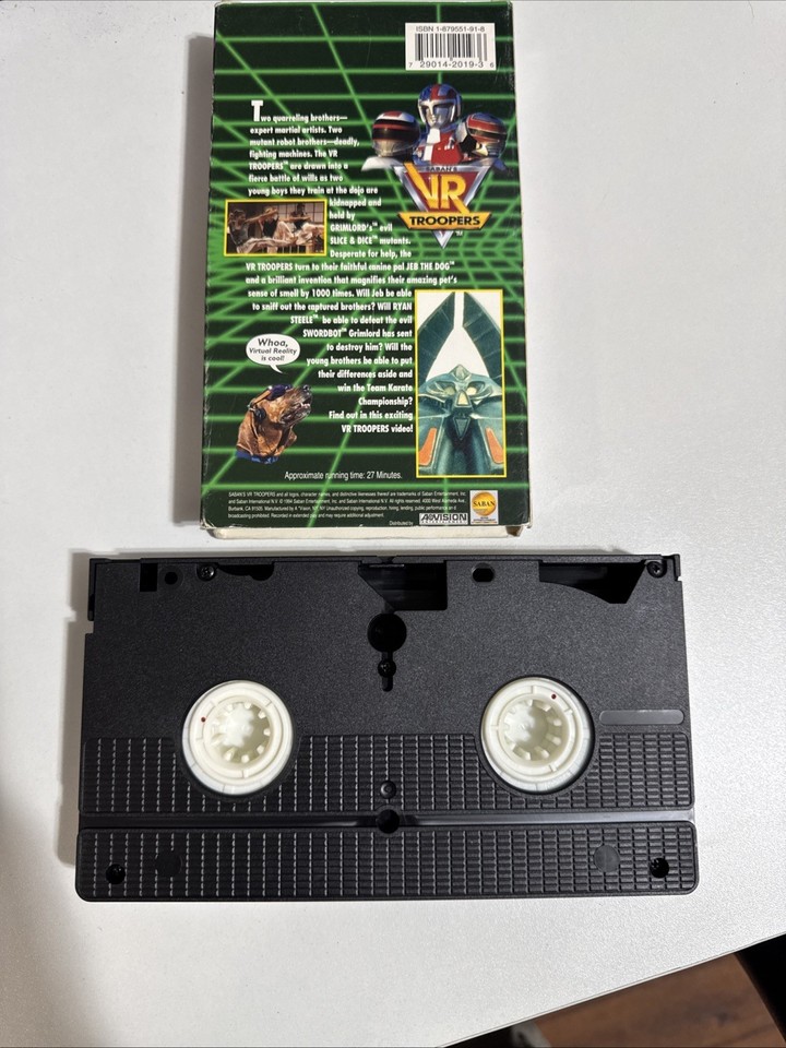 VR Troopers - Oh Brother (VHS, 1994) Saban Virtual Reality* RARE* | eBay