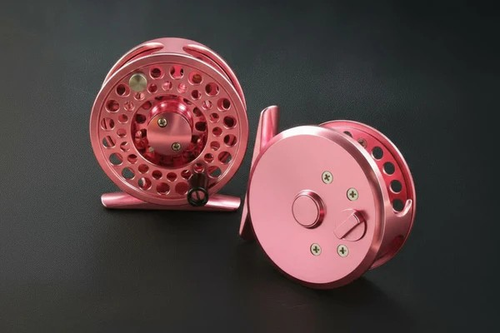 Pink Click & Pawl FLY Reel - 2 5/8" - 1wt to 3wt Size ALUMINUM FLY ...
