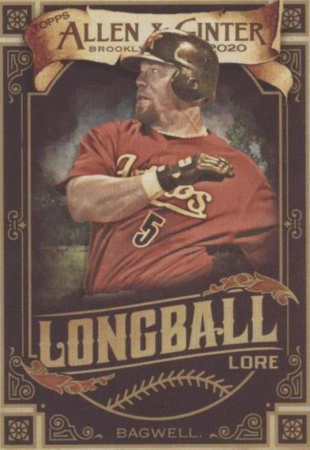 2020 Topps Allen & Ginter's - Longball Lore Jeff Bagwell #LL-5 for sale ...