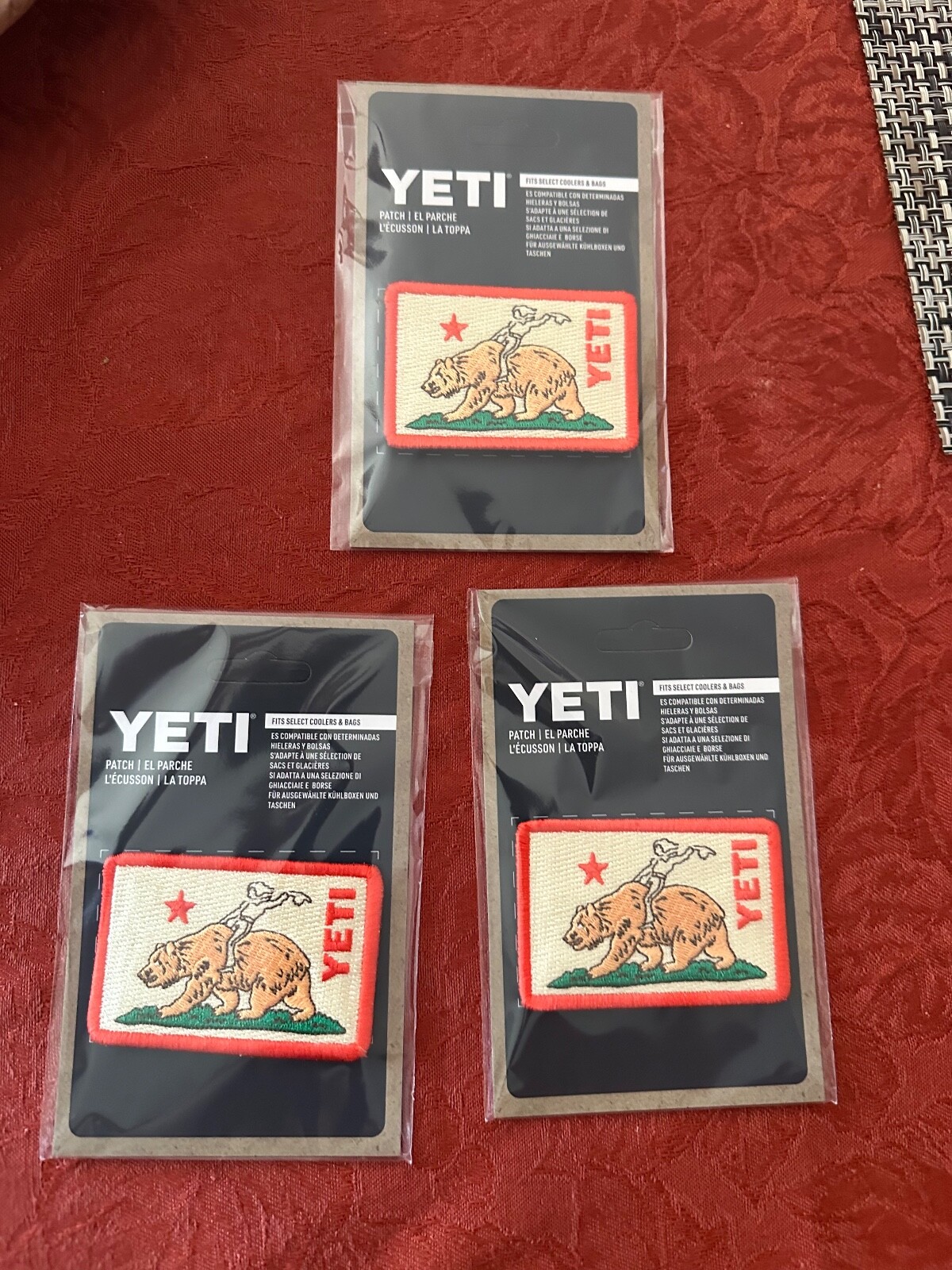 Yeti cali bear rider patches | eBay