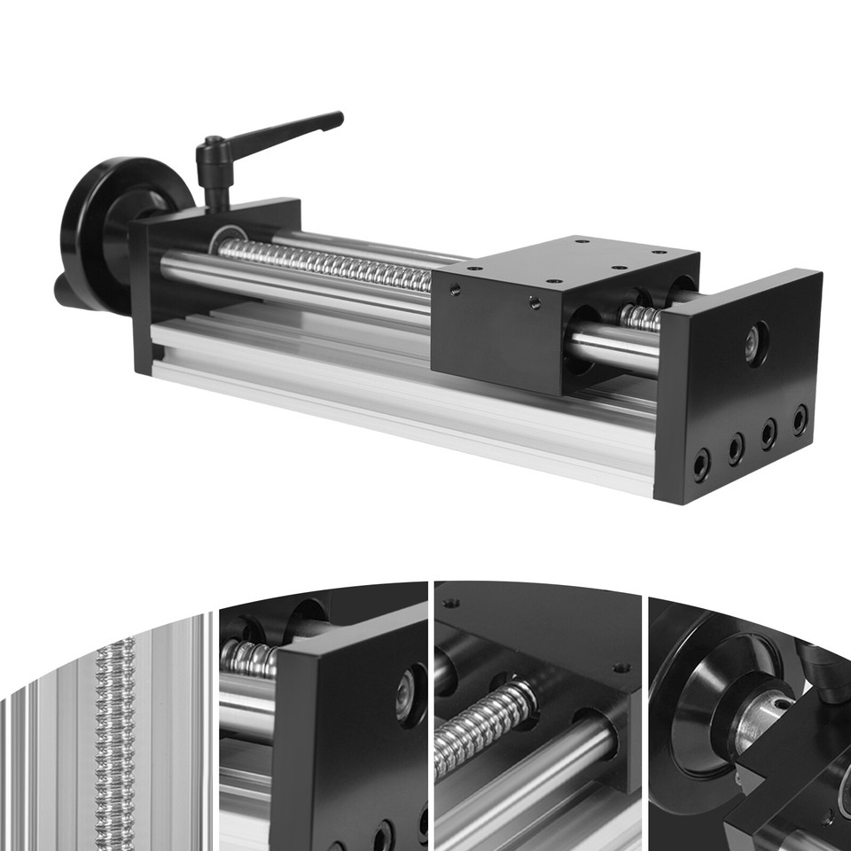 Dual Optical Axis Manual Sliding Table Linear Rail Guide Guide Slide ...