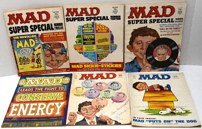 Mad Magazine Super Special Number 11 12 & 13 AND Issues Oct 68, July 74 ...
