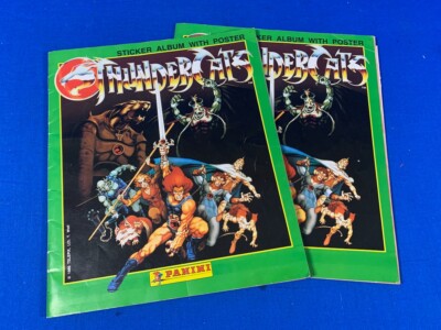 1986 PANINI STICKER ALBUMS - THUNDERCATS ACTION FIGURES POSTERS - FREE ...
