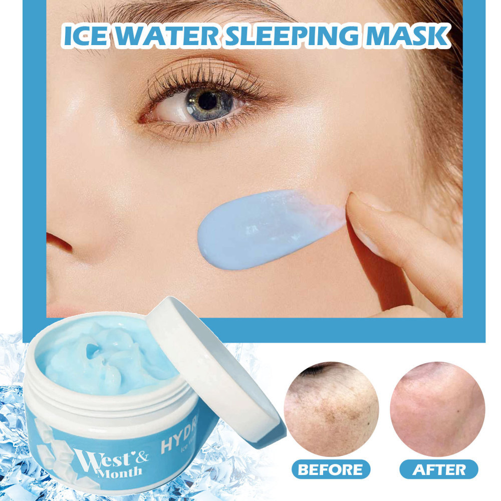 100g Facial Whitening Sleeping Mask Deep Gentle Hydrating Remove Acne ...