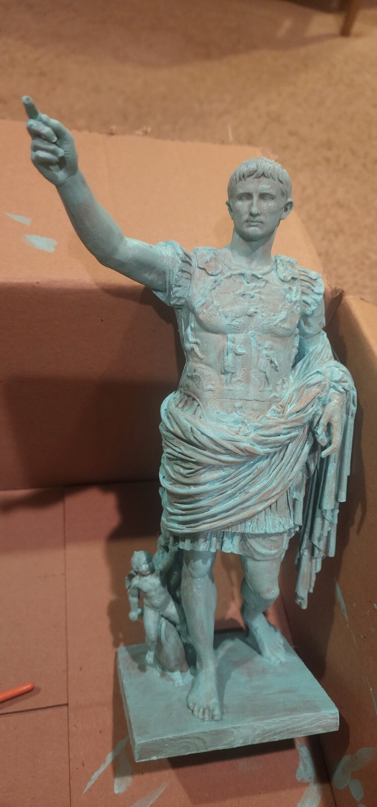 Augustus Octavian Roman Emperor Prima Porta Rome 10" Tall Statue | eBay