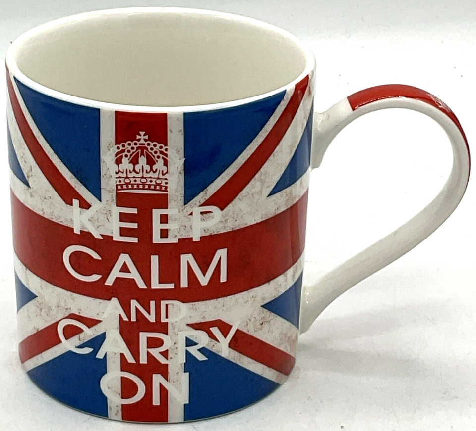 Kent Pottery Keep Calm and Carry On Ceramic Coffee Tea Mug 12 Oz ...