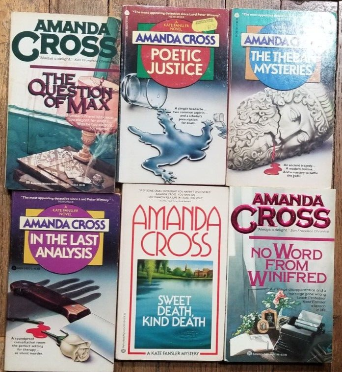 Lot 6 Amanda Cross cozy mystery pb books Kate Fansler series | eBay