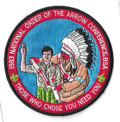 BSA OA NOAC 1983 NATIONAL ORDER OF THE ARROW CONFERENCE JACKET PATCH ...