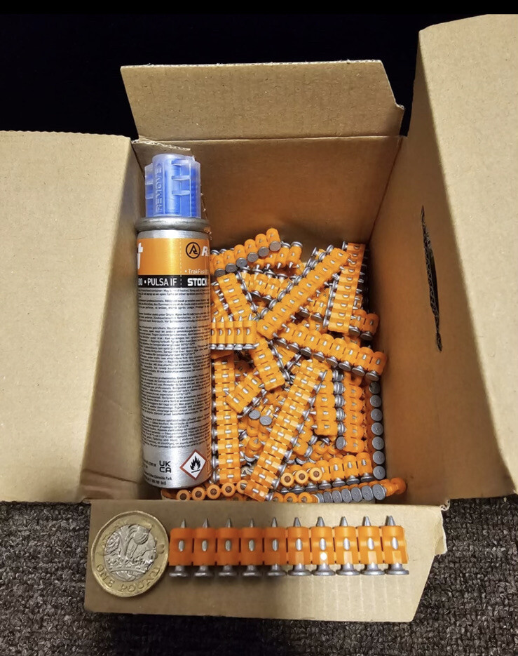 SPIT Pulsa 800 Nails 500 HC6-15 with Gas 15mm | eBay UK