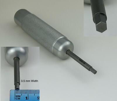 ZIMMER 1365-05 Hex Wrench For Orthopedic Hand Pieces 3.5mm Width 5in ...