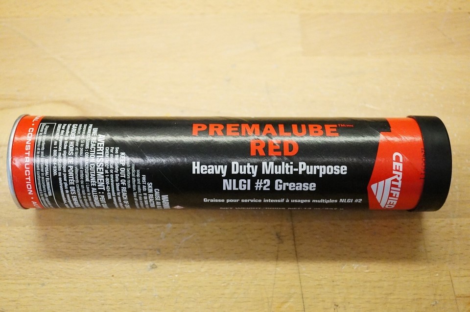 1 Tube Certified Labs Grease Premalube Red Heavy Duty Multi-Purpose ...