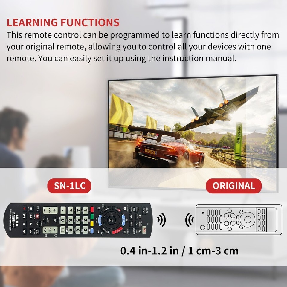 Universal Remote Control For Sony LCD LED TV with Backlight & Learning ...
