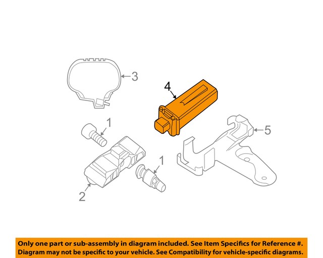 Genuine BMW Tire Pressure Control Unit RDC OE 36106868194 for sale ...