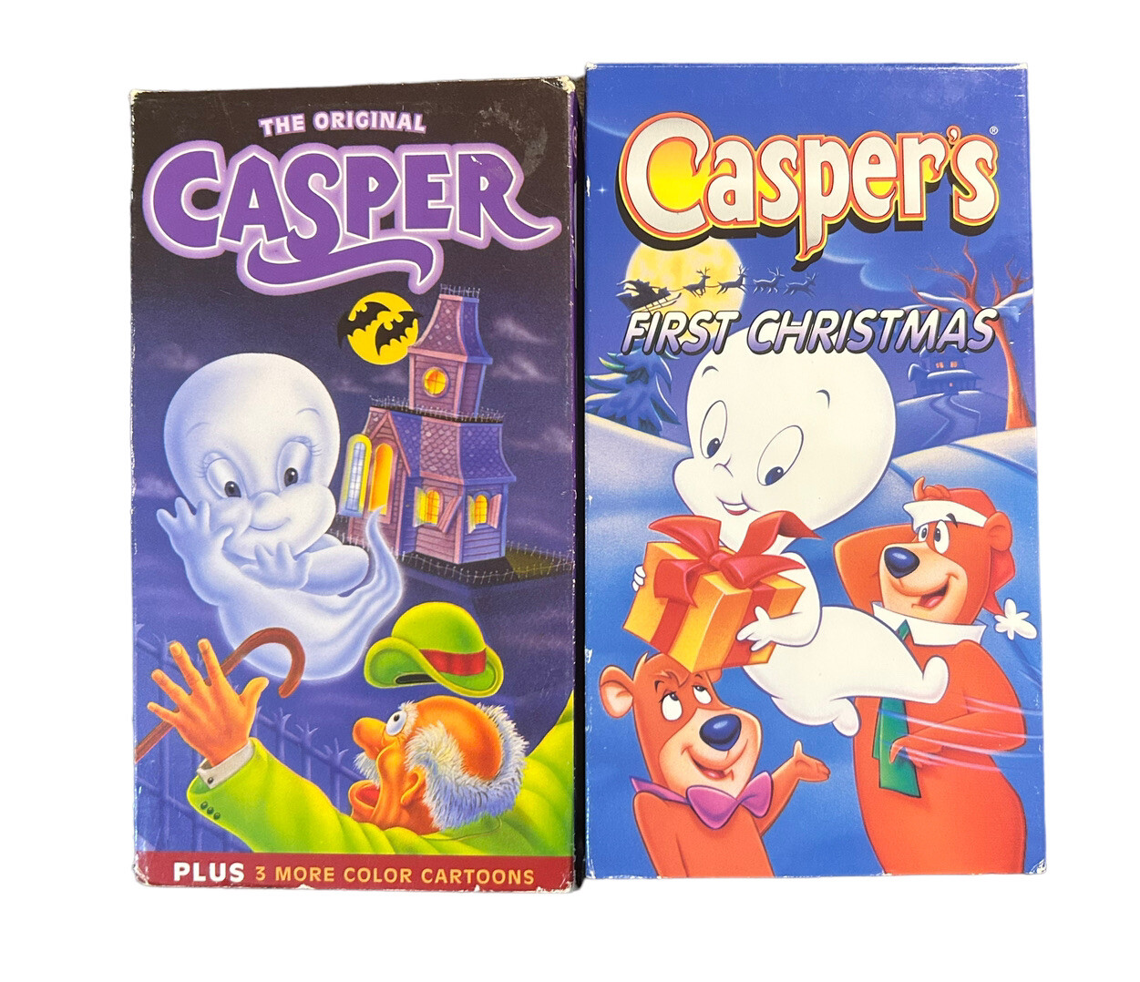 The Original Casper + 3 More Cartoons & Casper’s First Christmas VHS ...