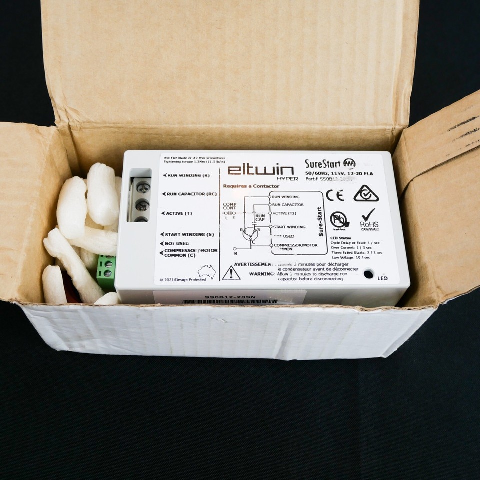 Eltwin Hyper - SS0B12-20SN SureStart MOTOR Soft Starter HVAC 115V 12-20 FLA | eBay