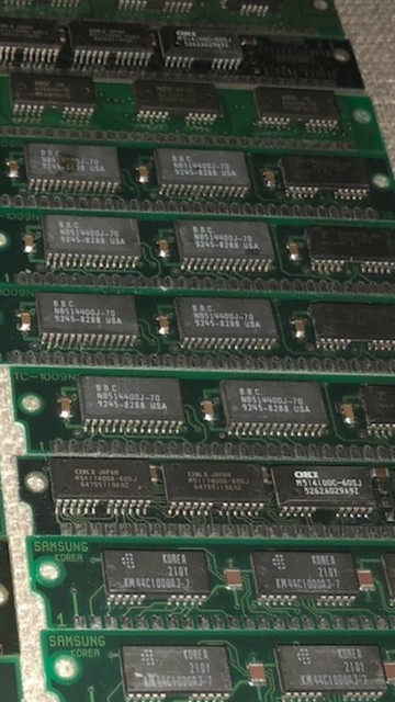 30-pin 1mb 9 Chip SIMM Memory Dram IBM PC 286 386 486 at XT Computer ...
