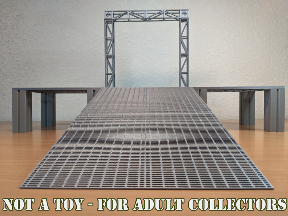 1/12 Scale RAW IS WAR Entrance Stage For 6"-7" WWF/WWE Wrestling Action ...