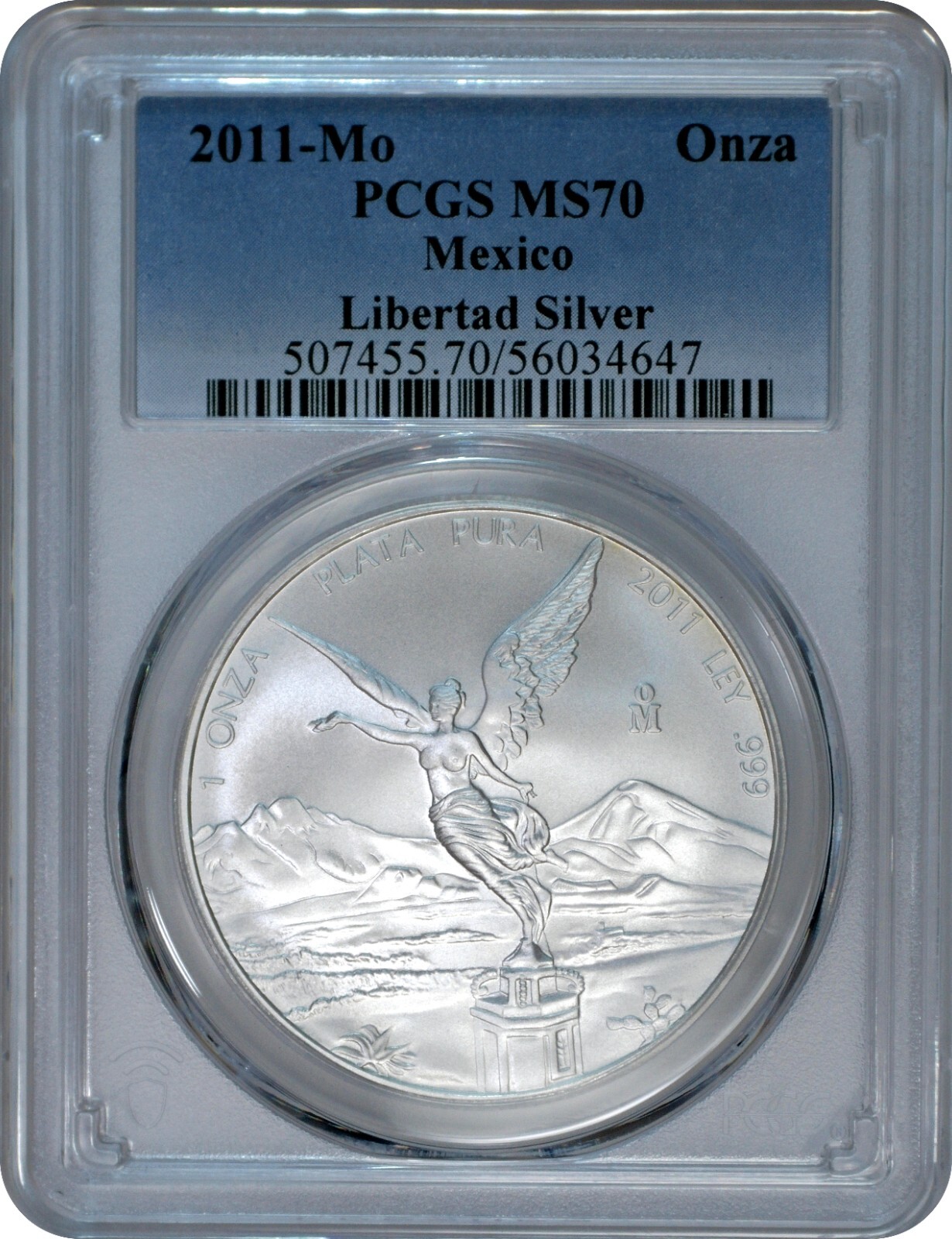 2011-Mo Mexico .999 Silver Onza 1 Oz Libertad PCGS MS70 | eBay