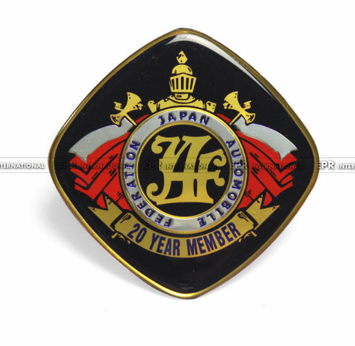 JAF 20 Year Member Japan Automobile Federation JDM Car Emblem Badges ...
