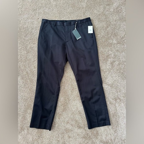 NEW Bonobos Tuesday Black Dress Pants Slim Straight Cotton Blend 38 X ...