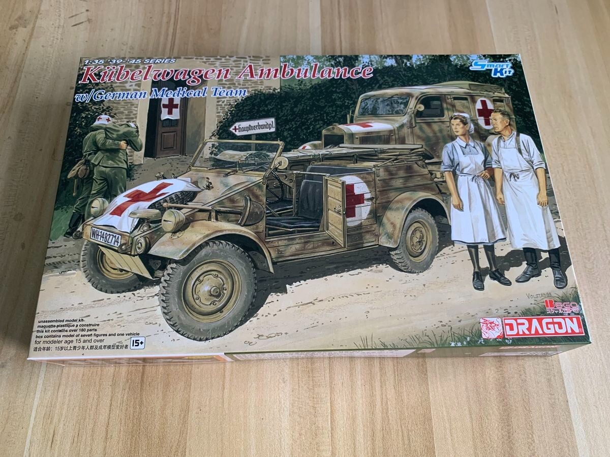 DRAGON 6336 1/35 Kübelwagen Ambulance w/German Medical Team | eBay