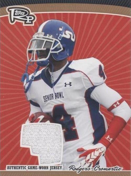 2008 Topps Rookie Progression - Single Jersey Relics Dominique Rodgers ...