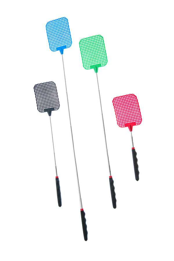 2pc Telescopic Telescoping Fly Swatter Bug Mosquito Insect Killer ...