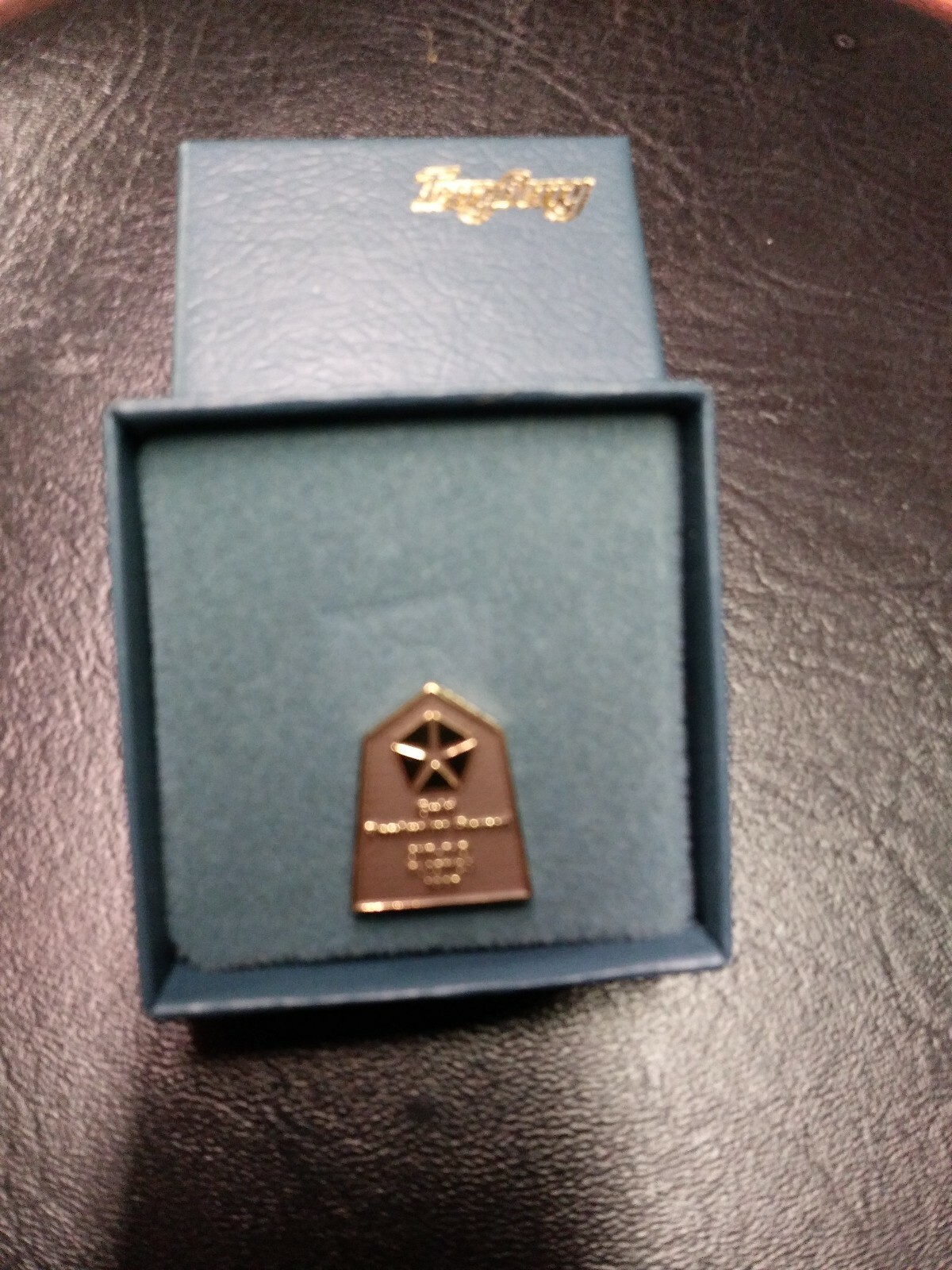MOPAR Gold Pentastar Award Tie Pin 24K-GP | eBay