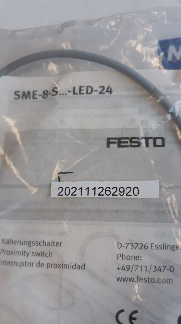 FESTO SME 8 S LED 24 Proximity switch Näherungsschalter 150857 SME 8 SL ...