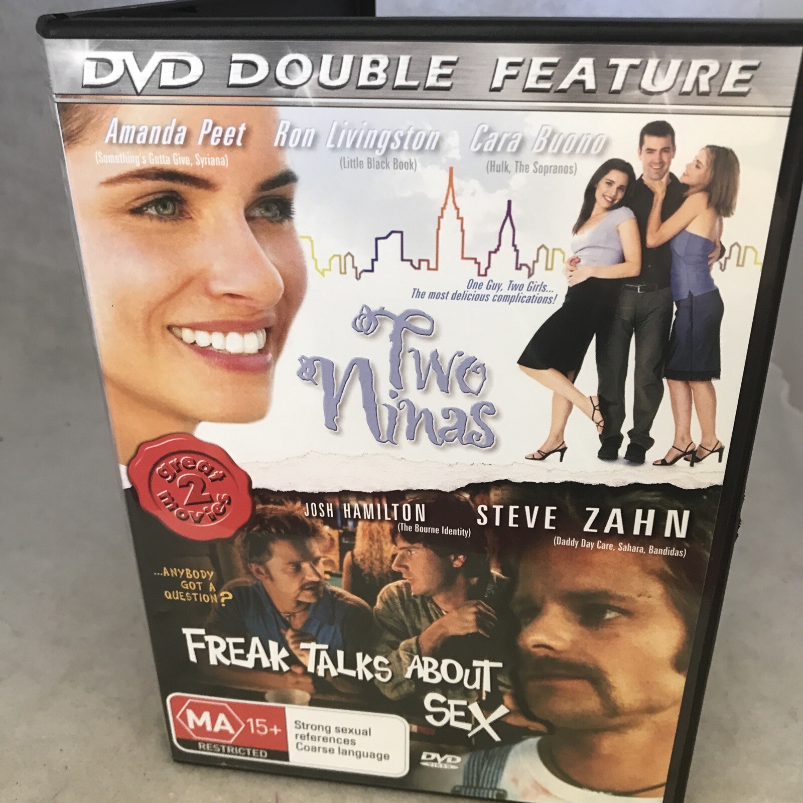 Two Ninas / Freak Talks About Sex DVD Double Feature | eBay Australia