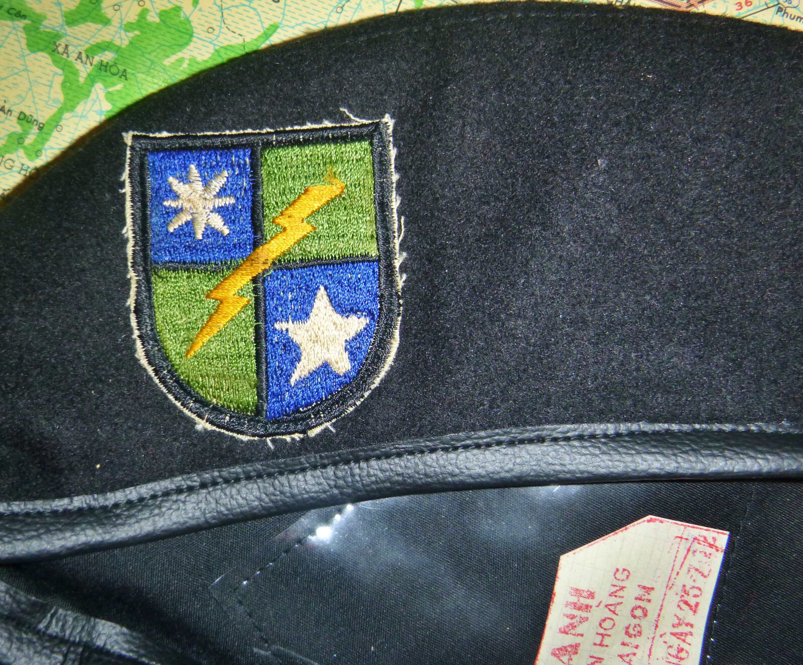 BLACK BERET - US RANGER - Long Range Recon - XL Size 60 - MACV-SOG ...