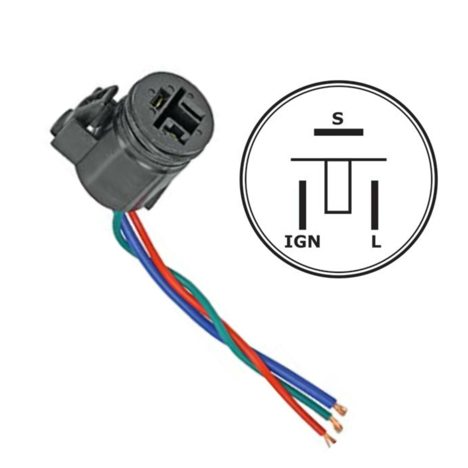 Alternator Pigtail Repair Lead 3 for 100211-6420 RE46608 John Deere ...