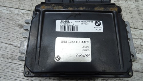 Mini Cooper One R50 R52 Engine Control Unit Dme Manual 7527610 | eBay