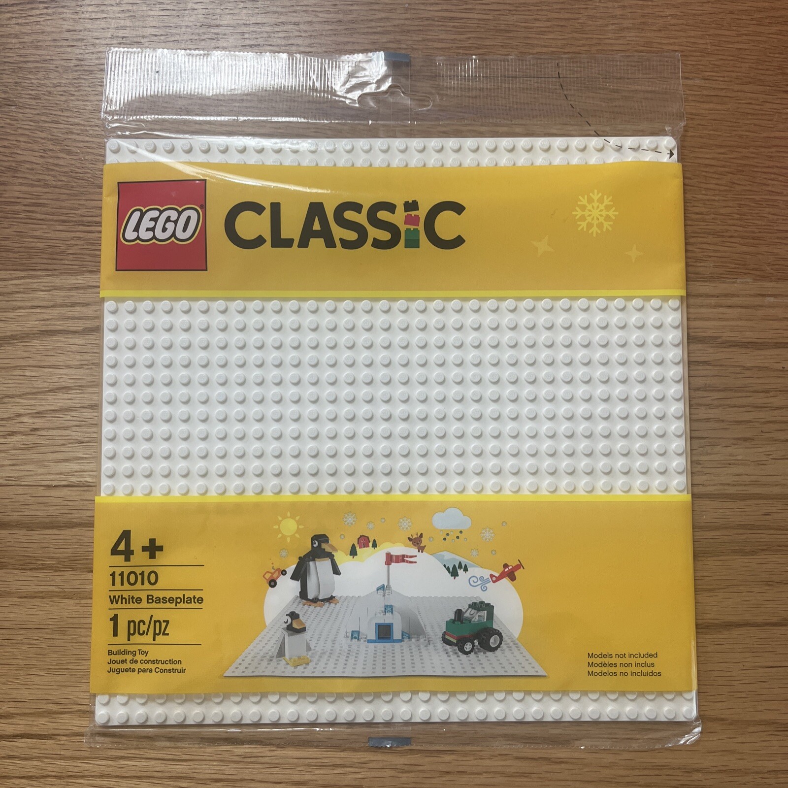 LEGO CLASSIC #11010 LARGE White Baseplate lego building foundation toys ...