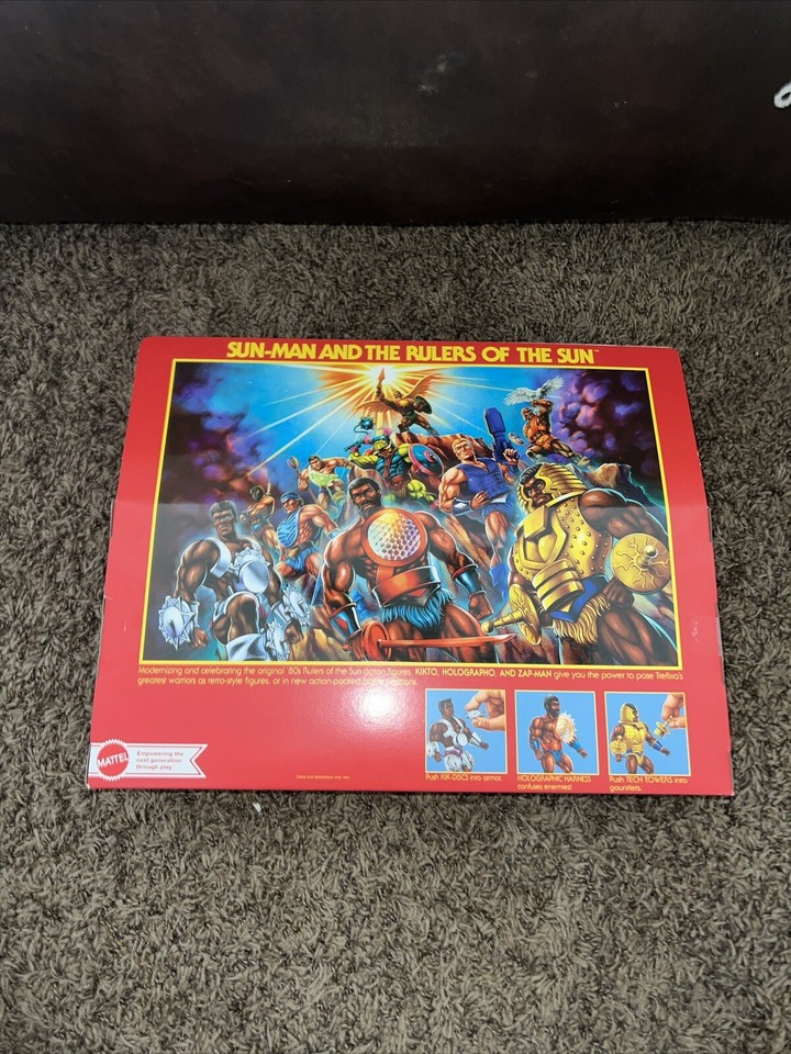 Mattel Masters of the Universe Sun-Man and Rulers of the Sun Action ...