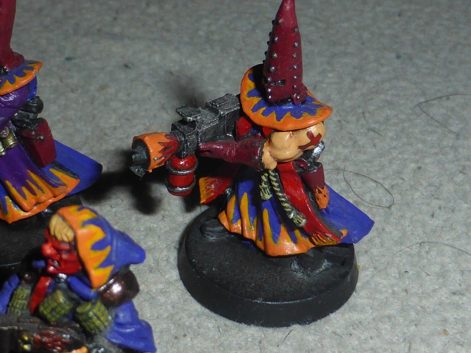 CITADEL NECROMUNDA METAL MINIATURES 40K PAINTED FIGURE LOT OF 11 ...