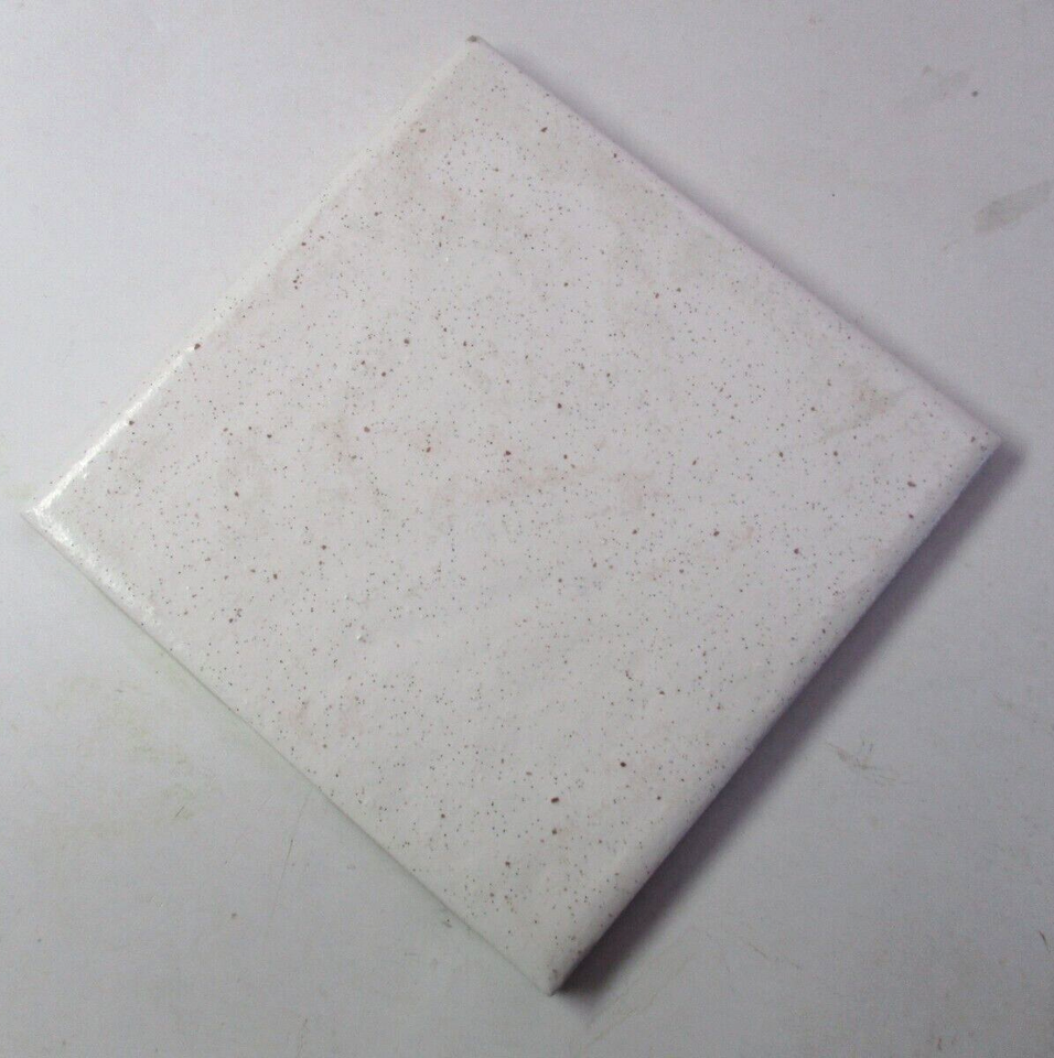 1 Wall Tile Interceramic USA 4-1/4" Satin Brown Specks on Off White ...