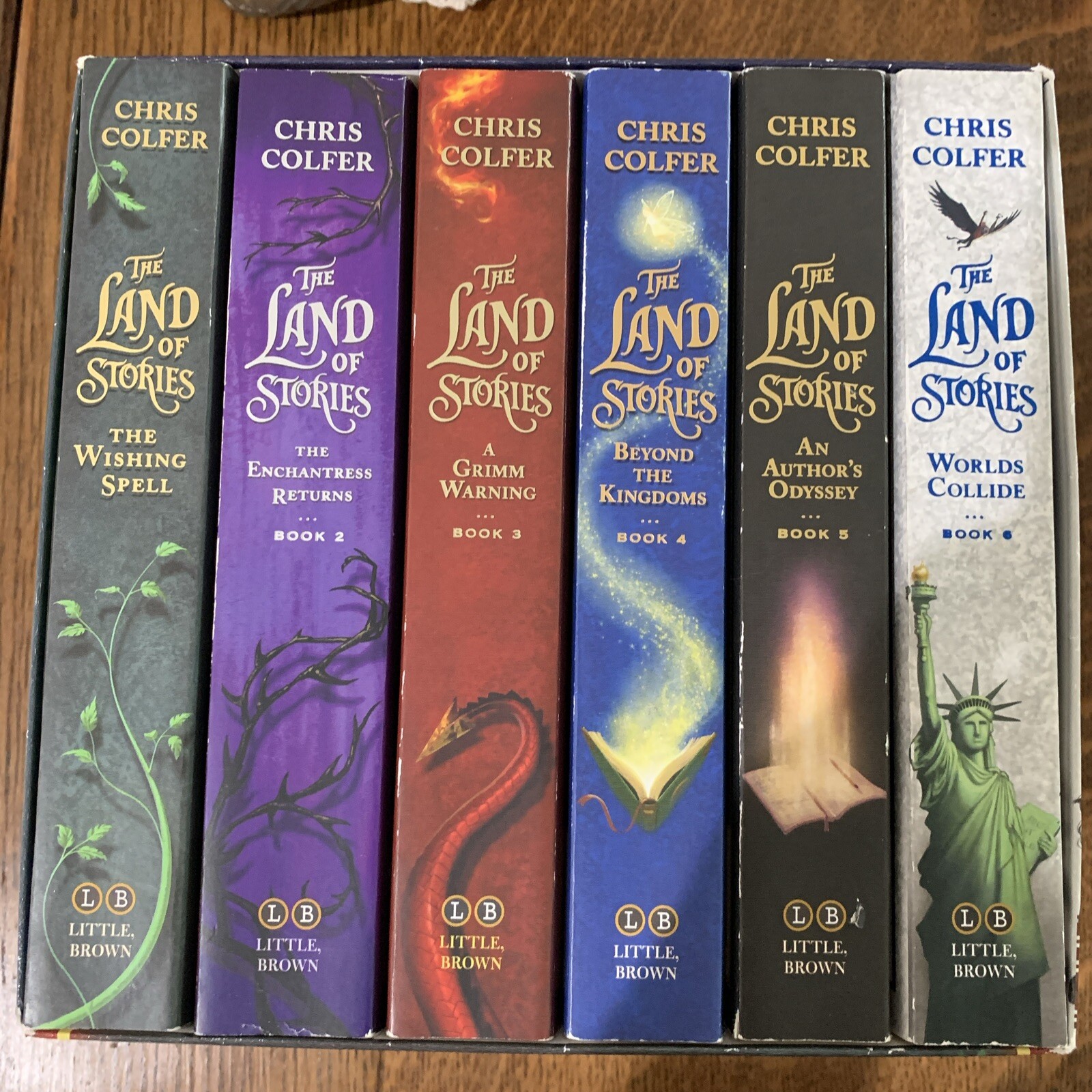 Chris Colfer The Land of Stories - 6 Book Box Set EUC 9780316480840 | eBay