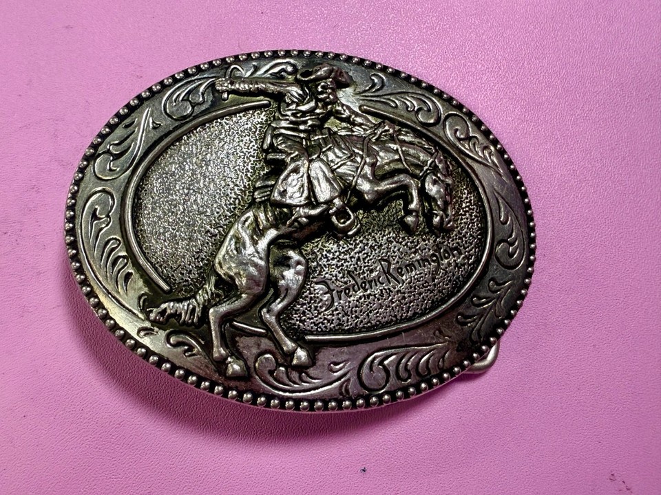 Frederick Remington Art Museum The Broncho Buster American Artist Belt ...