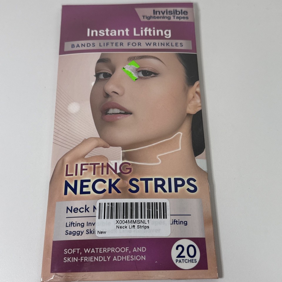 40 Pcs Instant Lifting Neck Strips Patches Invisible Tightening Tape ...