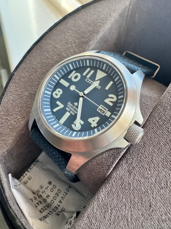 Citizen Promaster "Ray Mears" Tough Eco-Drive Titanium watch. | eBay UK