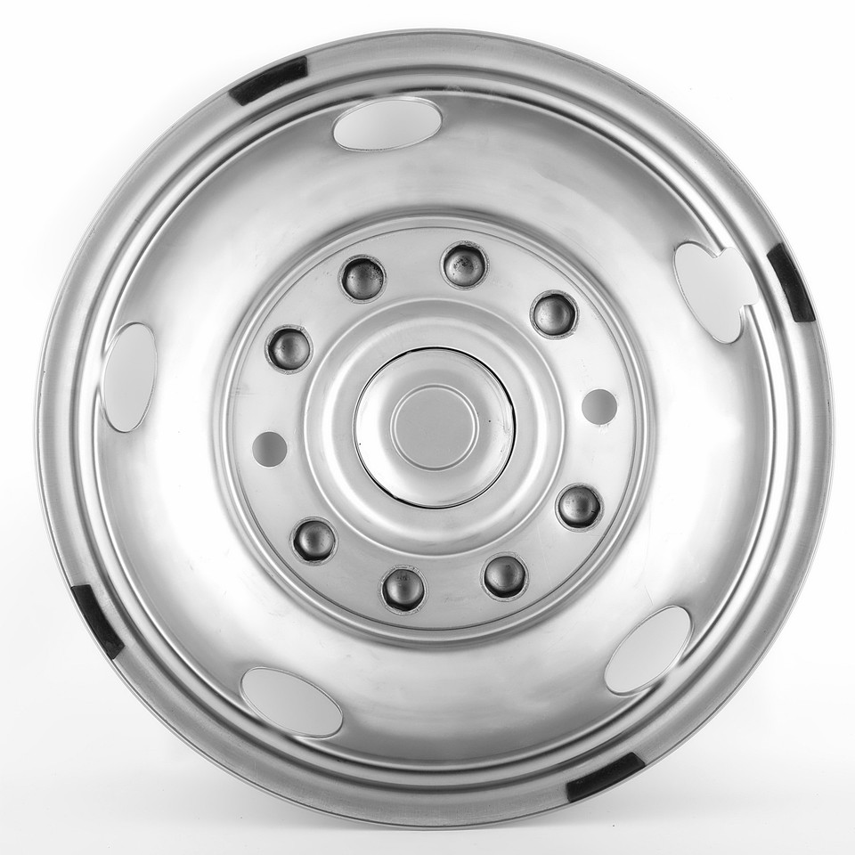 19.5" Dually Wheel Simulators HubCaps 10 Lug Skins Liners Covers for ...