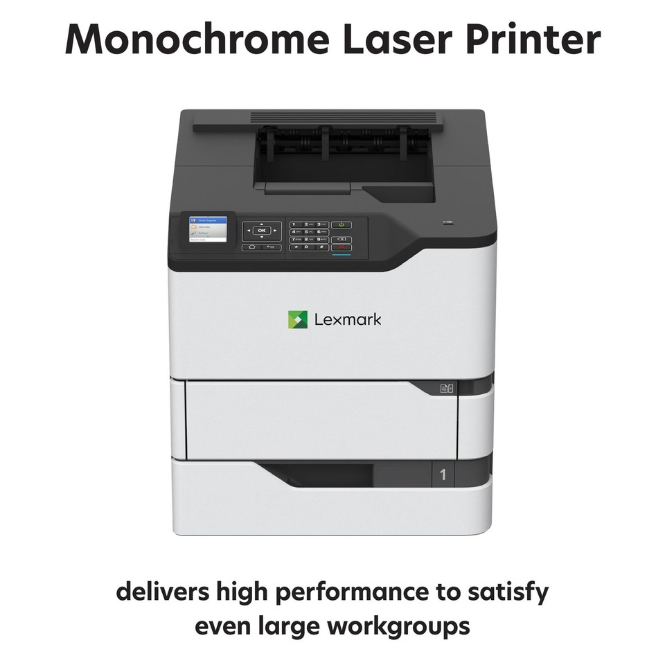 Lexmark MS823dn Monochrome Laser Printer for Office Two-Sided Printing ...