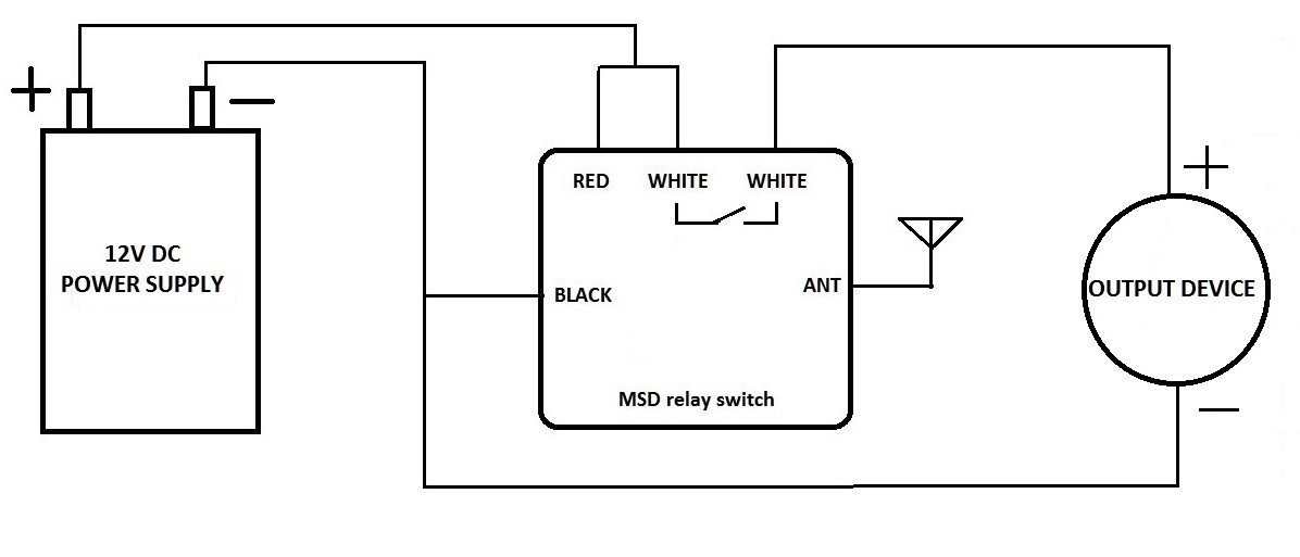 12v 15A 315mhz dry contact relay switch with 2ch on/ 2ch momentary ...
