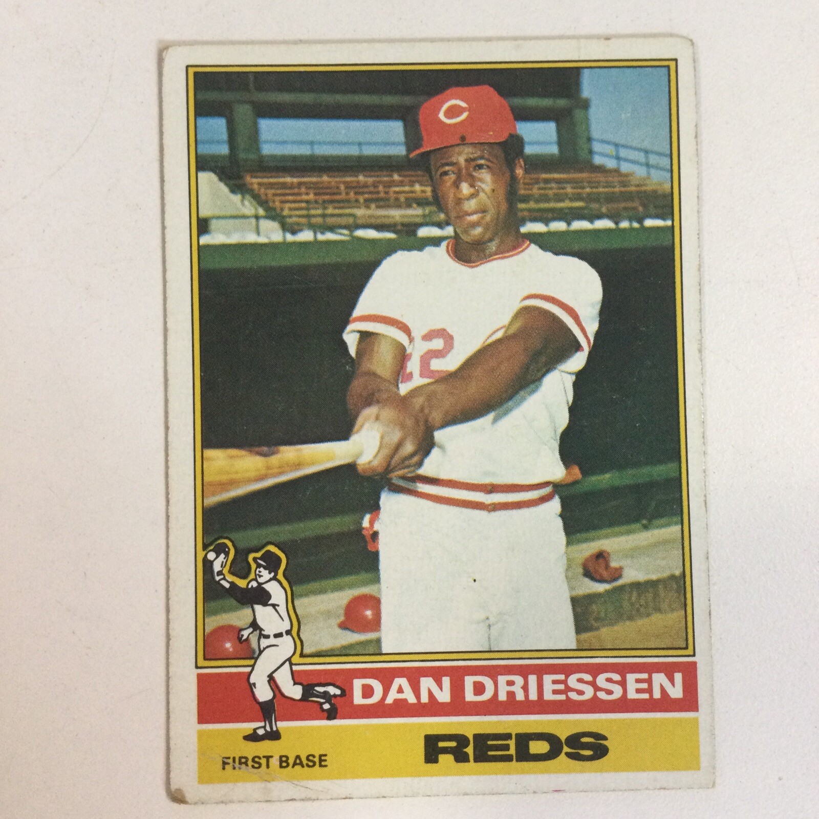 #514 Dan Driessen Cincinnati Reds 1976 Topps Baseball Card VG+ | eBay