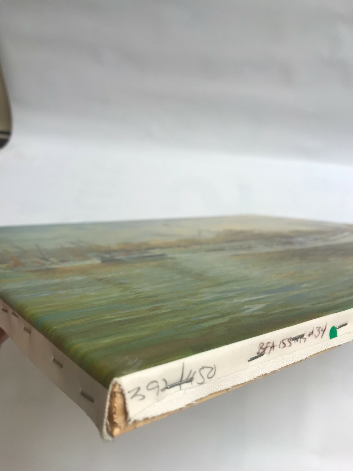 Louisiana Artist Robert M Rucker Canvas Art Blessing of the Fleet Rare ...