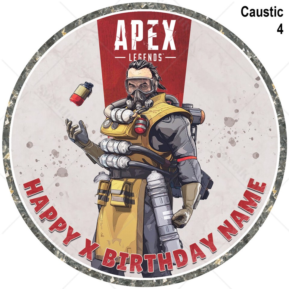 Apex Legends Cake Topper Character Skin Personalised Decoration Edible ...