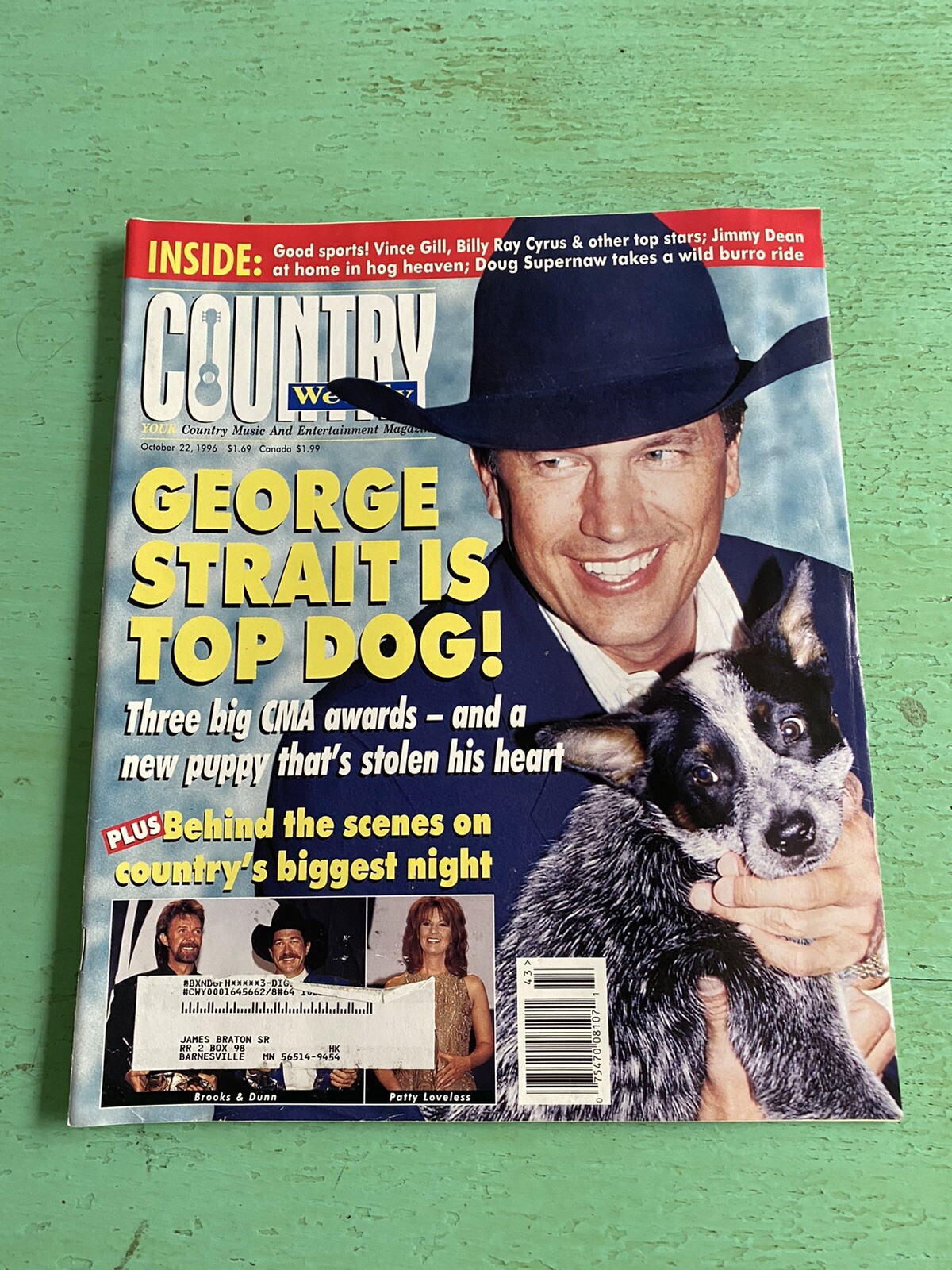 Vintage Country Music Weekly Magazine October 1996 George Strait | eBay