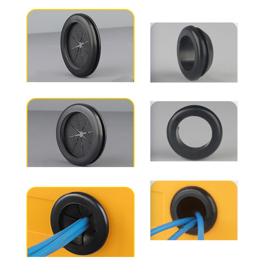 Blanking + Wiring Grommets, Rubber Open + Closed Grommet, Cable Hole ...