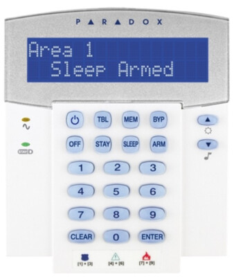 PARADOX K32LCD 32-Character Hardwired LCD Keypad Module | eBay